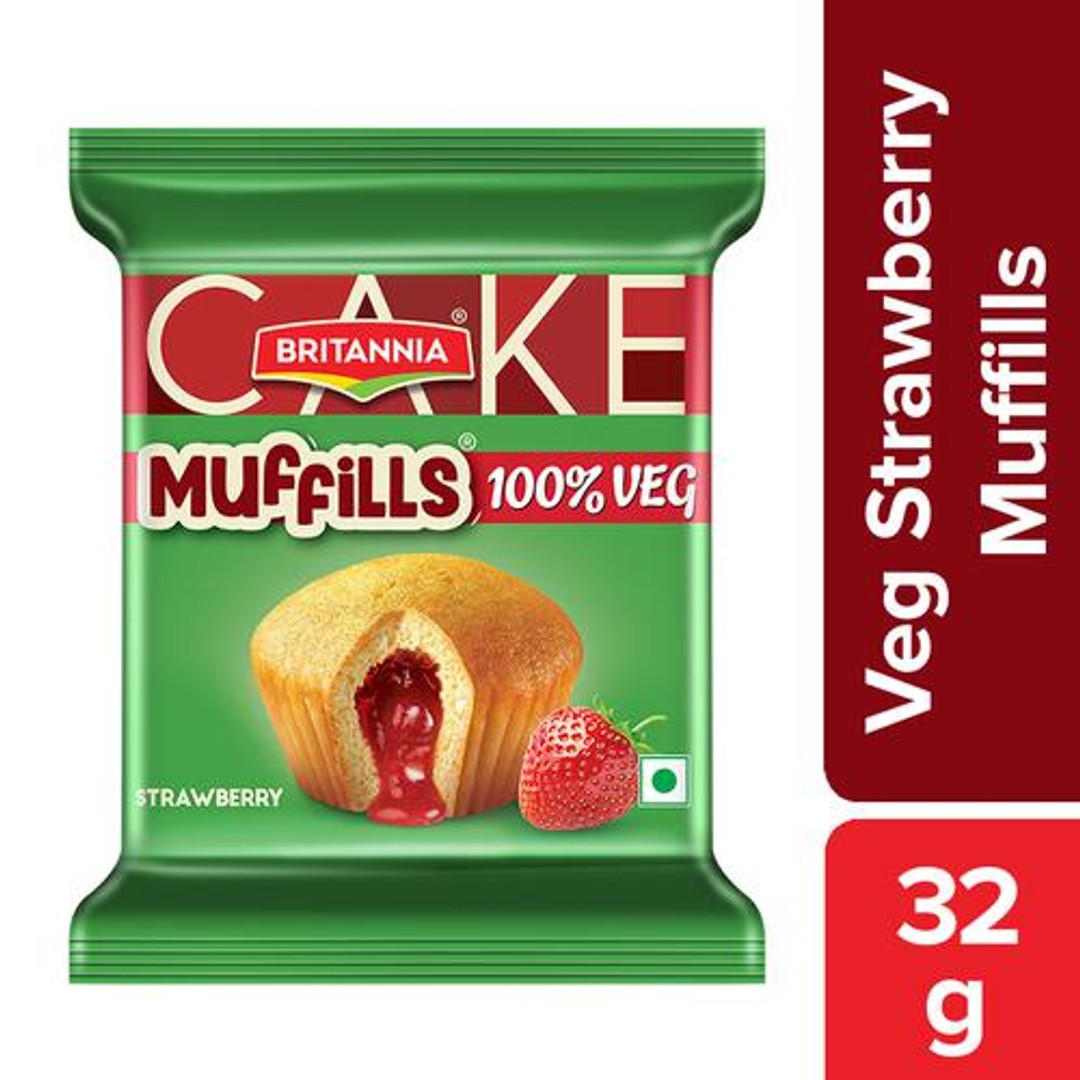 Buy Britannia Veg Strawberry Muffils Online at Best Price of Rs 10 ...