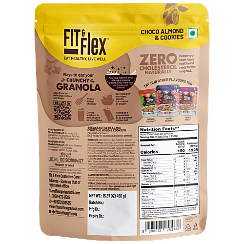 Buy Fit & Flex Granola - Choco, Almond & Cookies Online at Best Price ...