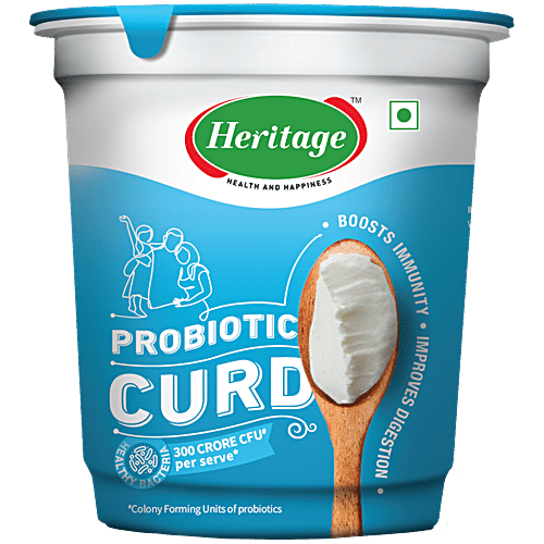 Buy Heritage Probiotic Curd Online at Best Price of Rs null - bigbasket