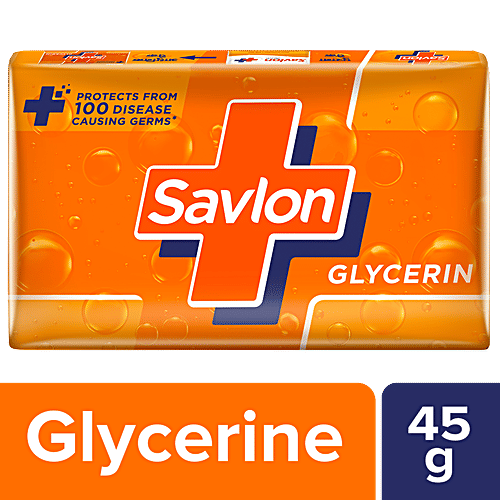Buy Savlon Glycerin Soap Bar With Germ Protection & Moisturisation ...