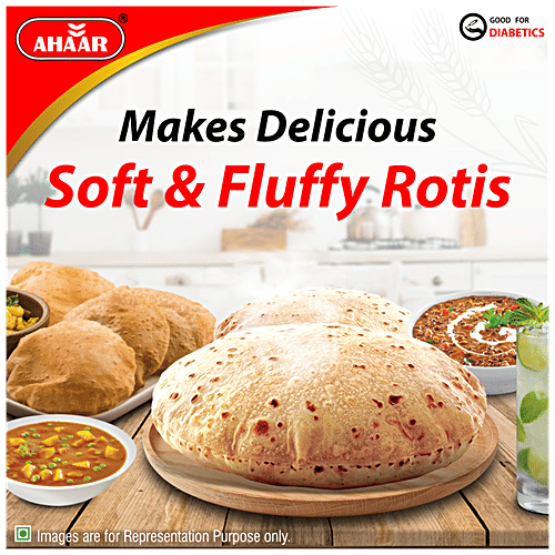 Buy AHAAR Chokar Yukt Whole Wheat Atta Online at Best Price of Rs 242 ...