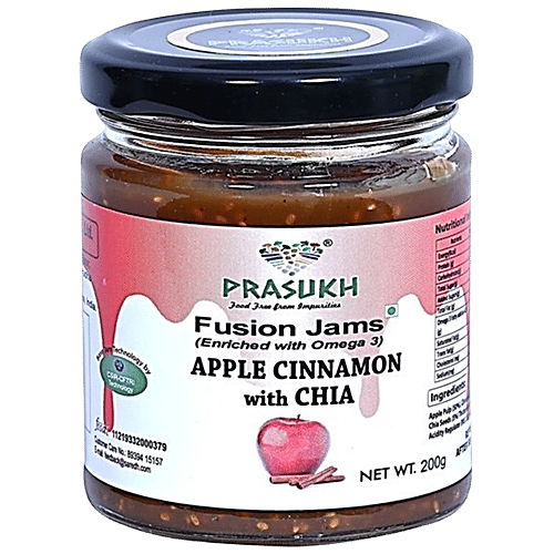 Buy Prasukh Chia Apple Cinnamon Jam Online at Best Price of Rs 119 ...