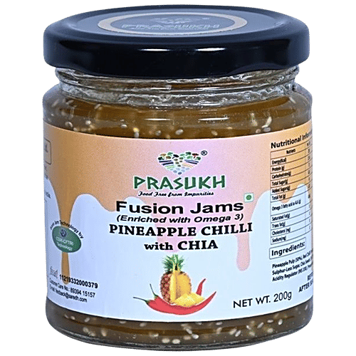 Buy Prasukh Chia Pineapple Chilli Jam Online at Best Price of Rs 99 ...