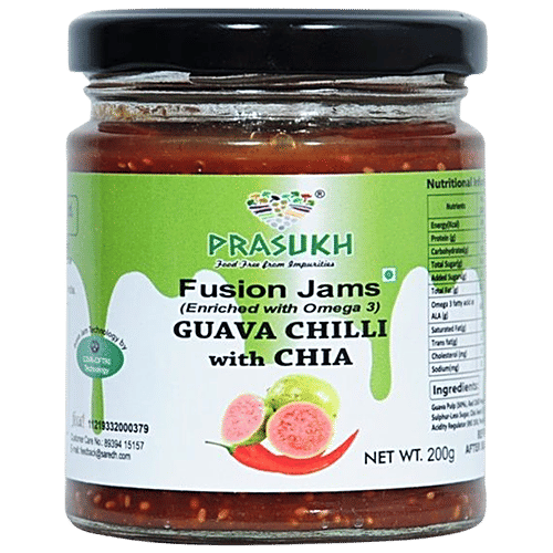 Buy Prasukh Chia Guava Chilli Jam Online at Best Price of Rs 99 - bigbasket