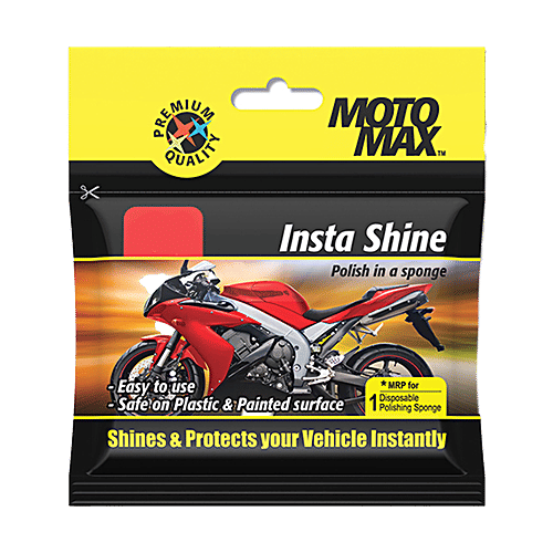 Buy Motomax Insta Shine Disposable Polishing Sponge - Cleans Vehicles ...