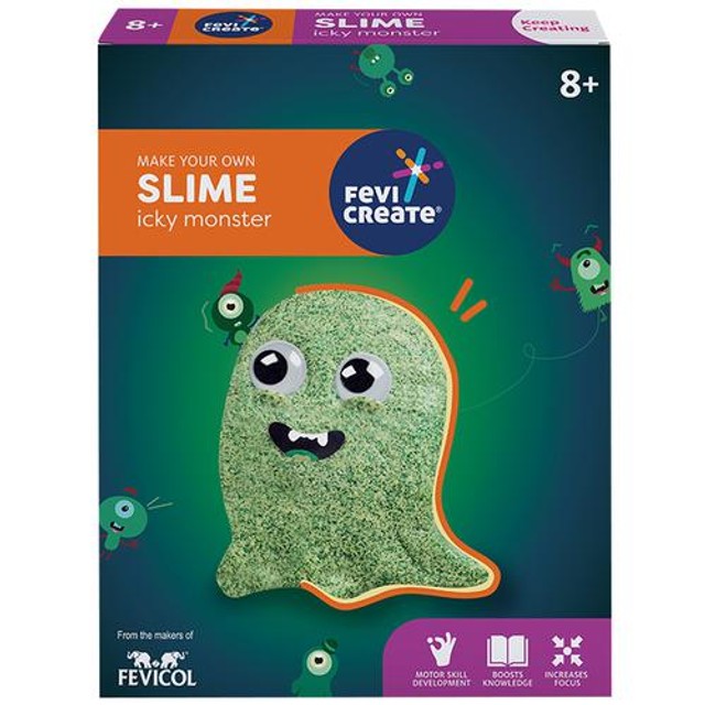 Buy Fevicreate Make You Own Icky Monster - Slime Kit, For Kids, 8 Years ...