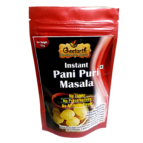 Buy GEETARTH Instant Pani Puri Masala Online at Best Price of Rs 55 ...