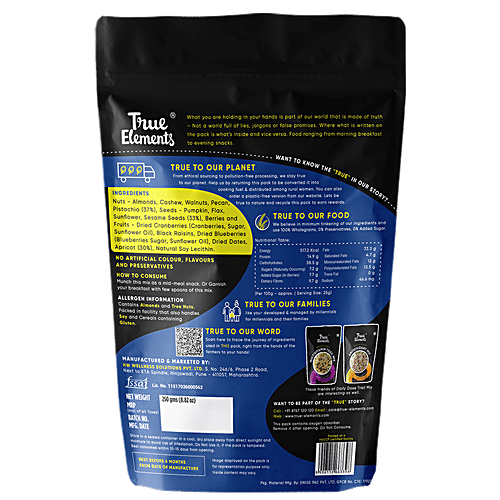 Buy True Elements Daily Dose Trail Mix Seeds - High Protein, Ready To ...