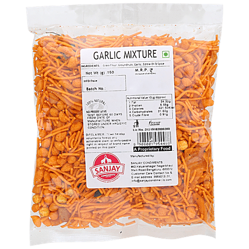 Buy Sanjay Garlic Mixture Online at Best Price of Rs 75 - bigbasket