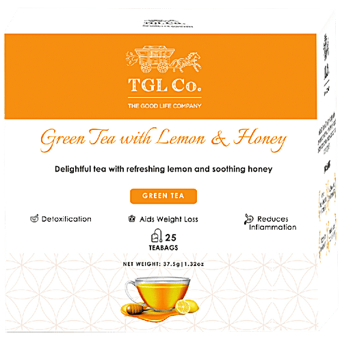 Buy TGL Co. Green Tea Lemon & Honey Green Tea Online at Best Price of ...