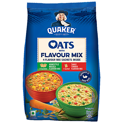 Buy Quaker Oats Breakfast Cereals - With Flavour Mix, Nutritious, Rich ...