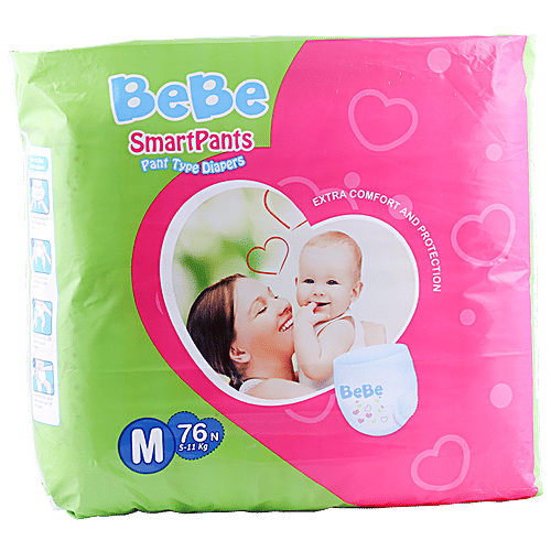 Buy Bebe Smart Baby Diaper Pants - Medium Online at Best Price of Rs ...
