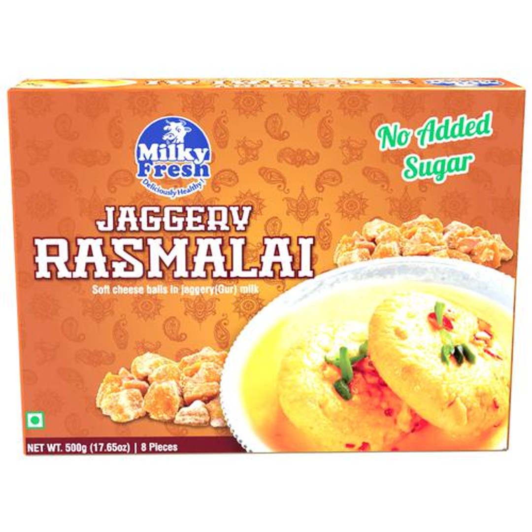 Buy Milky Fresh Rasmalai - Jaggery, Frozen Online at Best Price of Rs ...