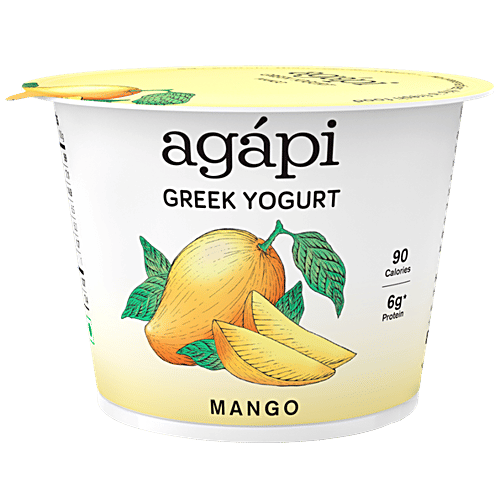 Buy agapi Greek Yoghurt - Mango Online at Best Price of Rs 50 - bigbasket