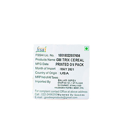 Buy General Mills Trix Cereal - Classic, 6 Fruity Shapes, Sweetened ...