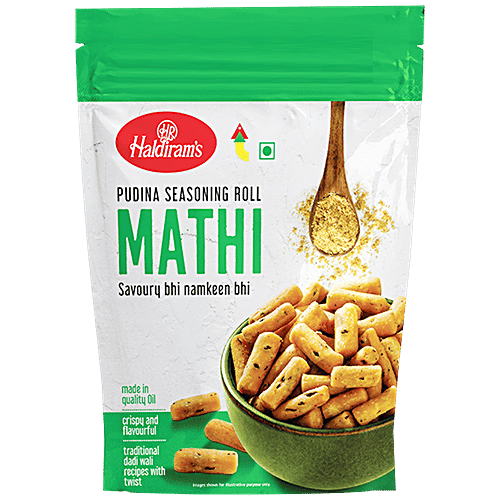 Buy Haldiram Pudina Seasoning Roll Mathi Online at Best Price of Rs ...