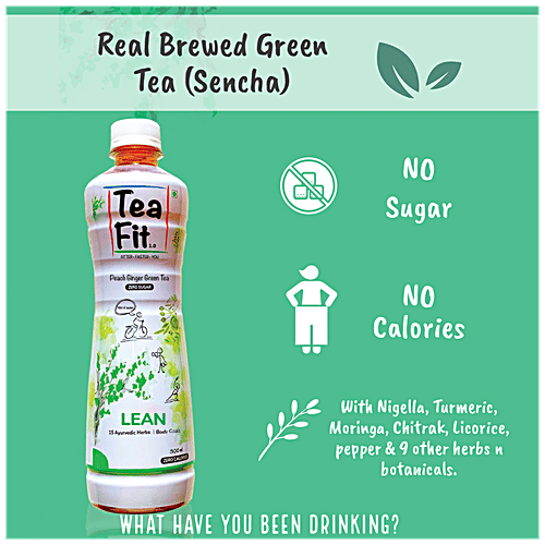 Buy TEAFIT Peach Ginger Green Tea - Lean, Unsweetened & Brewed Online ...