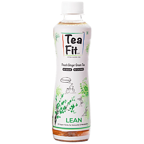 Buy Teafit Lean Peach Ginger Green Tea - Unsweetened Online at Best ...