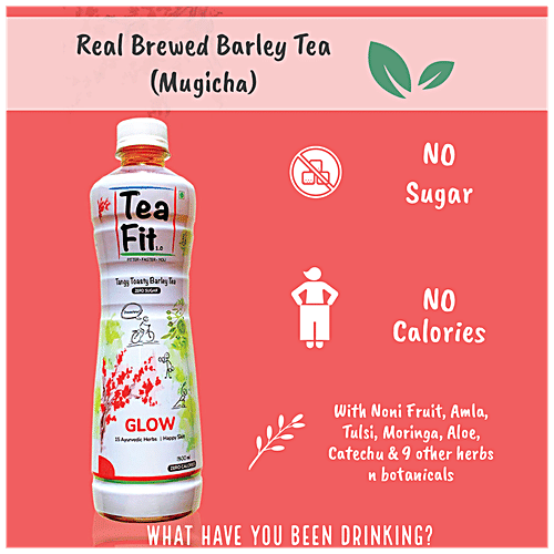 Buy TEAFIT Tangy Toasty Barley Tea - Glow, Unsweetened & Brewed Online ...