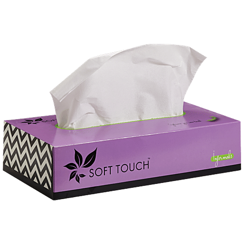 Buy Soft Touch Informal - Ultra Soft Facial Tissue Box Online at Best ...