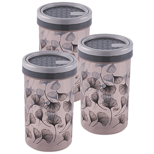 Buy Flair Plastics Plastic Twister Container - Big, Gray Online at Best ...