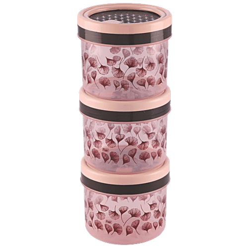 Buy Flair Plastics Plastic Twister Container - Small, Brown Online at ...