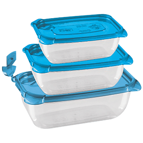 Buy Flair Plastics Plastic Micro-vent Mix Container - Blue Online at ...