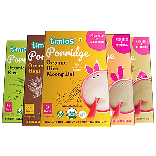 Buy Timios Porridge Trial Pack - For Stage 1, 6+ Months Online at Best ...