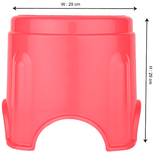 Buy Asian Everyday Stool - Saffron Red Online at Best Price of Rs 415 ...