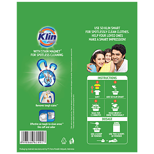 Buy SoKlin Smart Premium Detergent Powder Online at Best Price of Rs 60 ...