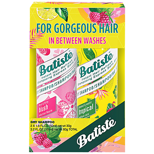 Buy Batiste Dry Shampoo Value Kit - Floral & Flirty Blush, Coconut ...