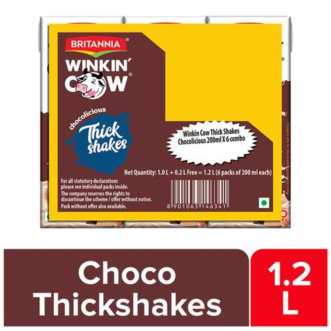 Buy Britannia Winkin' Cow - Choco Milkshake Online at Best Price of Rs ...