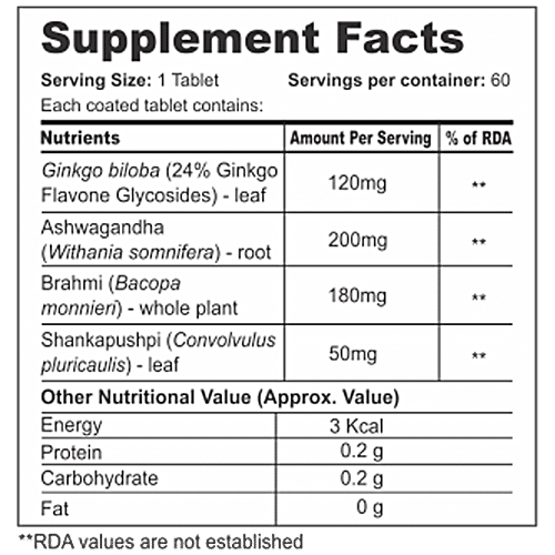 Buy Bionova Brain Matrix Tablets - Nutrients To Support Mental ...