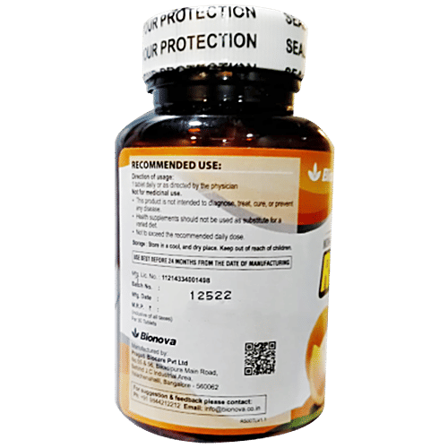 Buy Bionova Richcee Vitamin C 500mg Tablets - Non-Acidic Online at Best ...