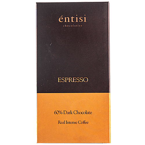 Buy Entisi Espresso Dark Chocolate Bar Online at Best Price of Rs 295 ...