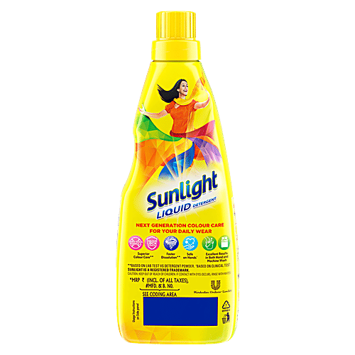 Buy Sunlight Liquid Detergent Online at Best Price of Rs 59 - bigbasket