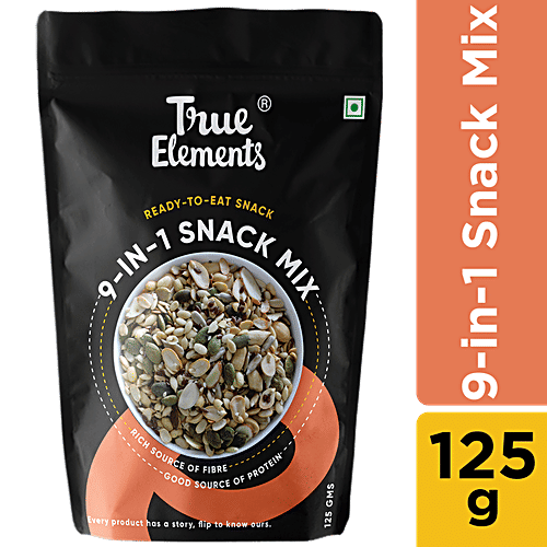 Buy True Elements 9 in 1 Snack Mix - Seeds and Nuts Mix, Mix of Pumpkin ...
