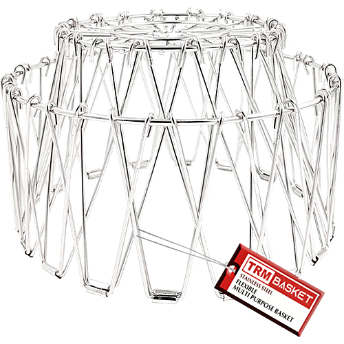Buy Trm Stainless Steel Flexible Multi Purpose Basket 7 In 1 Online at ...