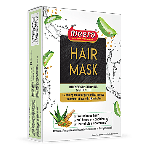 Buy Meera Hair Mask - With Aloe Veera, Fenugreek & Bhringaraj Online at ...