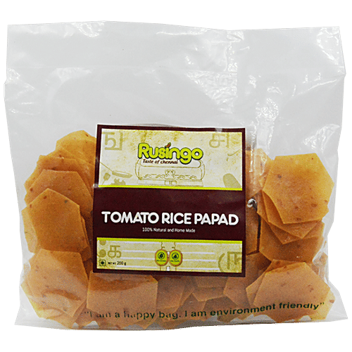 Buy Rusingo Tomato Rice Papad Online at Best Price of Rs 110 - bigbasket