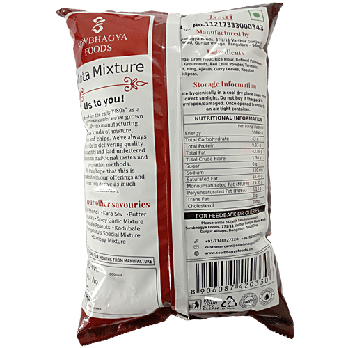 Buy Sowbhagya foods Mota Mixture Online at Best Price of Rs 90.75 ...