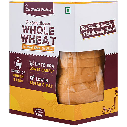 Buy The Health Factory Protein Bread - Whole Wheat, No Maida Online at ...