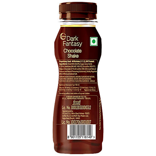 Buy Sunfeast Dark Fantasy Chocolate Shake - With Belgian Chocolate ...