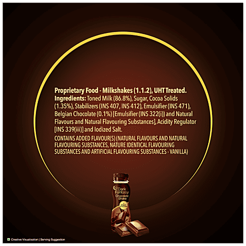 Buy Sunfeast Dark Fantasy Chocolate Shake - With Belgian Chocolate ...