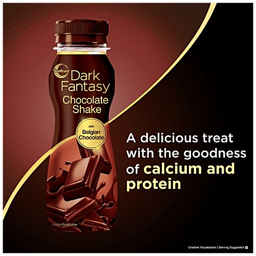 Buy Sunfeast Dark Fantasy Chocolate Shake - With Belgian Chocolate ...