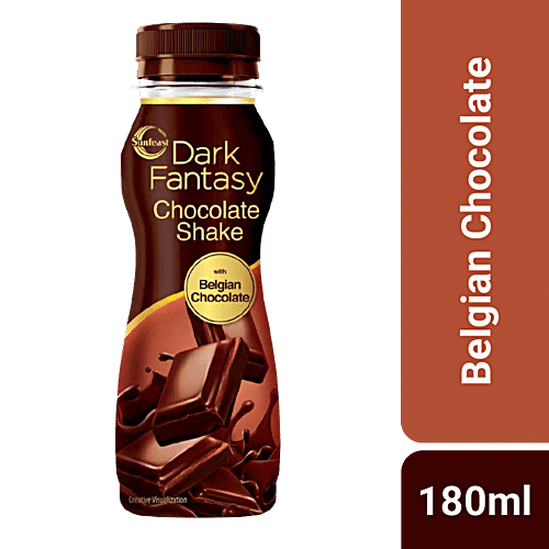 Buy Sunfeast Dark Fantasy Chocolate Shake - Thick & Creamy Milkshake ...