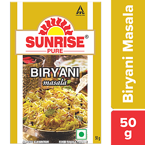 Buy Sunrise Pure Biryani Masala Online at Best Price of Rs 82 - bigbasket