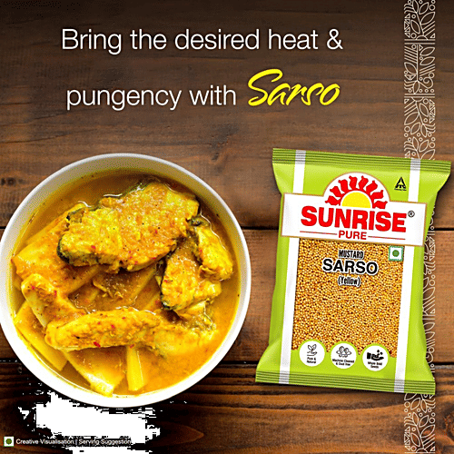 Buy Sunrise Pure Mustard/Sarso - Yellow, Whole Spice Online at Best ...