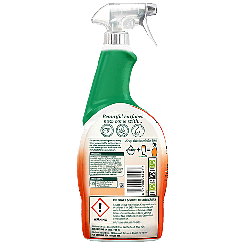 Buy Cif Power & Shine Kitchen Cleaner Spray - Tough Grease & Stain ...