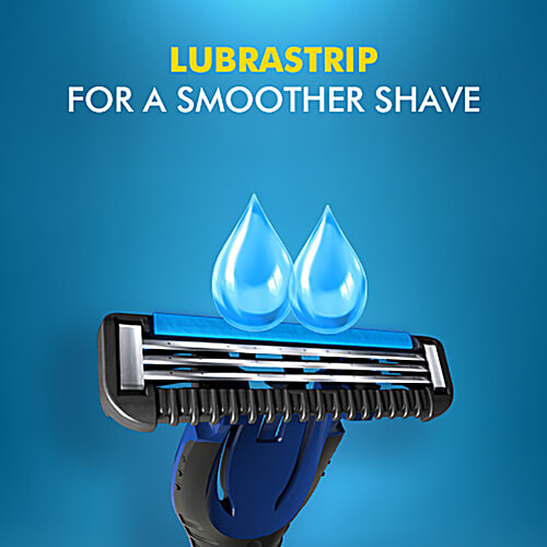 Buy Gillette Guard 3 Shaving Razor - Handle + Cartridge Online at Best ...